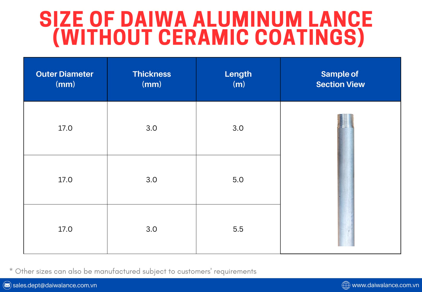 Daiwa Aluminum Lance